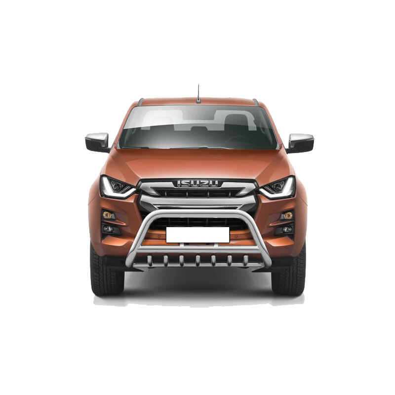 Bull Bar D Max - Acciaio Inox Rinforzato - Omologato - N60 Crew e Space Cab