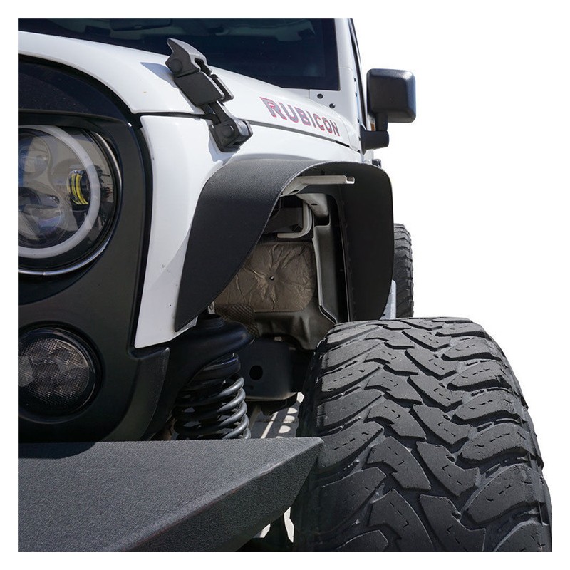Jeep Wrangler JK Wing Wideners - Steel - Flat Style