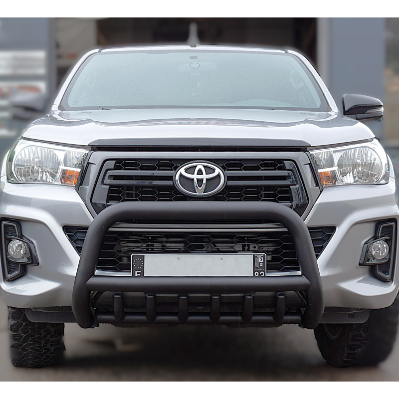 Hilux Ox Guard - Reinforced Black Stainless Steel - from 2018 to 2021